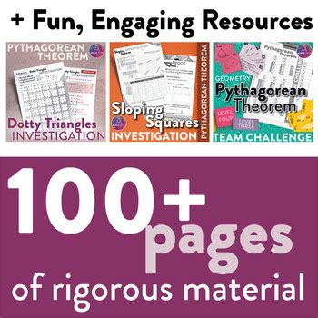 Pythagorean Theorem UNIT BUNDLE By Adele Levin TpT
