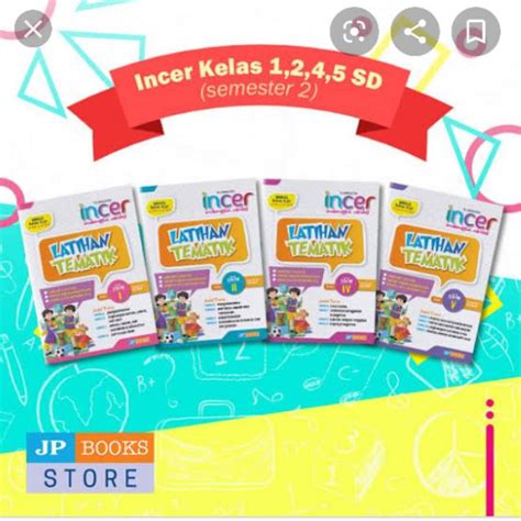 Jual Jual Buku Latihan Soal Tematik Incer Kelas 1 2 3 4 5 6 SD MI