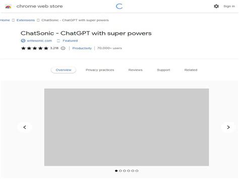 ChatSonic Chrome Extension AI Tools Catalog