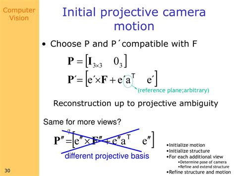 Ppt Projective Structure From Motion Powerpoint Presentation Free