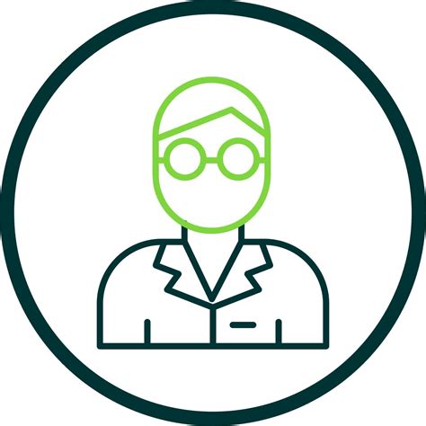 Scientist Line Circle Icon 42801084 Vector Art At Vecteezy