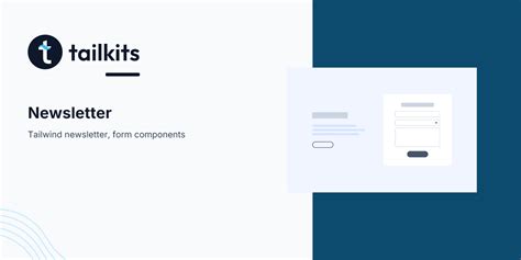 Tailwind Newsletter Components Newsletter Section Examples Tailkits