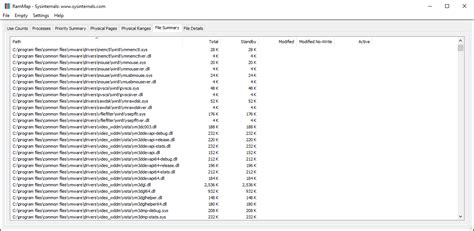 Cara Menggunakan Rammap Untuk Melihat Dan Mengosongkan Ram Di Windows