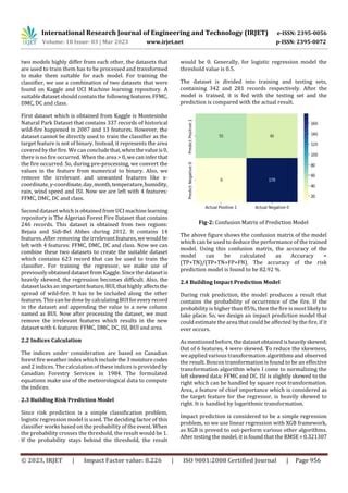 An Xgboost Based Regression Model For Wildfire Impact Prediction Pdf