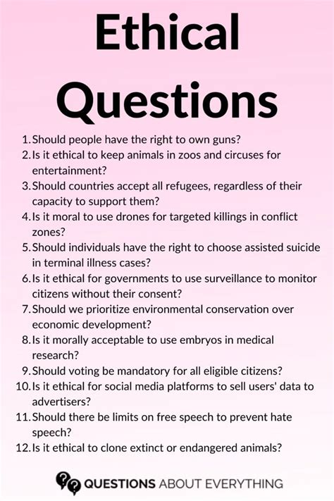 80 Ethical Questions To Ask Yourself And Others For Meaningful