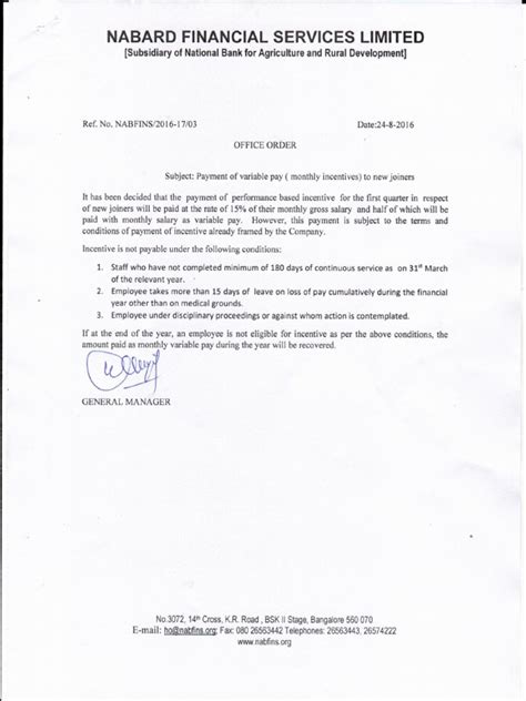 Variable Pay Incentive To New Joiners Pdf