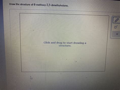 Solved Draw The Structure Of 6 Methoxy 2 3 Dimethyloctane