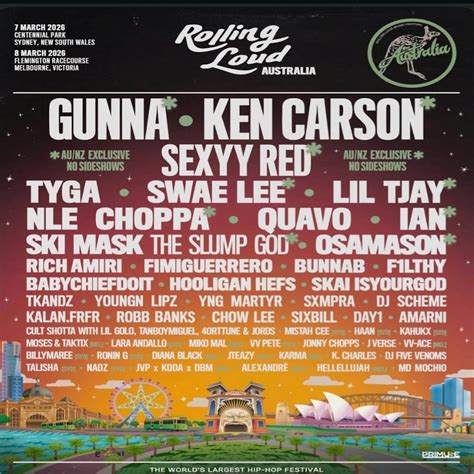 Rolling Loud 2026 Brings A Colossal Hip Hop Takeover To Australia