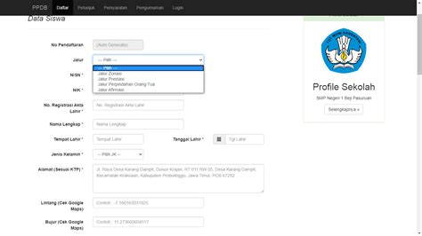 Aplikasi Ppdb Penerimaan Peserta Didik Baru Berbasis Web