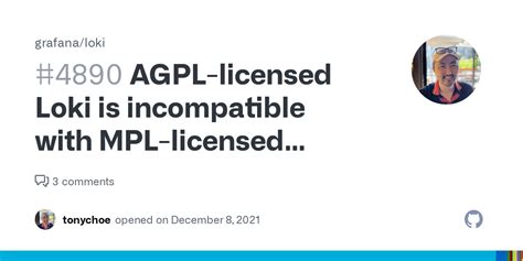 Agpl Licensed Loki Is Incompatible With Mpl Licensed Hashicrop Code