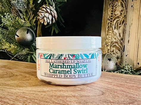 Marshmallow Caramel Swirl Whipped Body Butter All Lathered Up Soap
