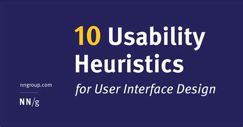 10 Usability Heuristics For User Interface Design