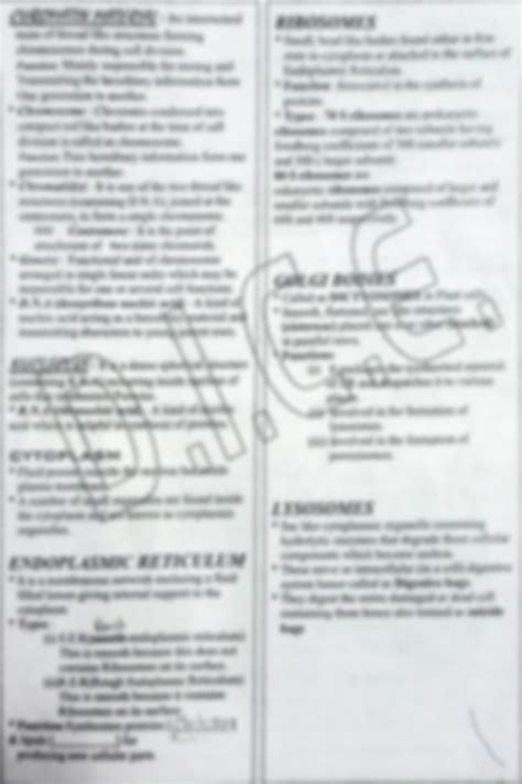 Solution Class Biology Chapter Cell Structure And Function For Board Exam Preparation And For