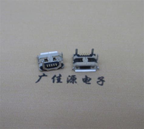 Micro Usb5p母座 B型口 加长2 0mm牛角 焊接图解 Shenzhen Guangjiayuan Electronic Technology Co Ltd