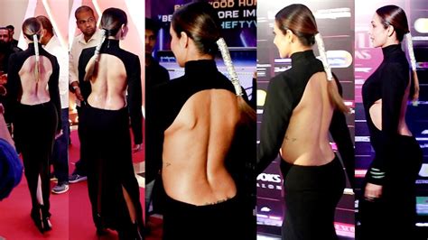 49yrs Old Malaika Arora Raises The Temperature In Backless Gown At