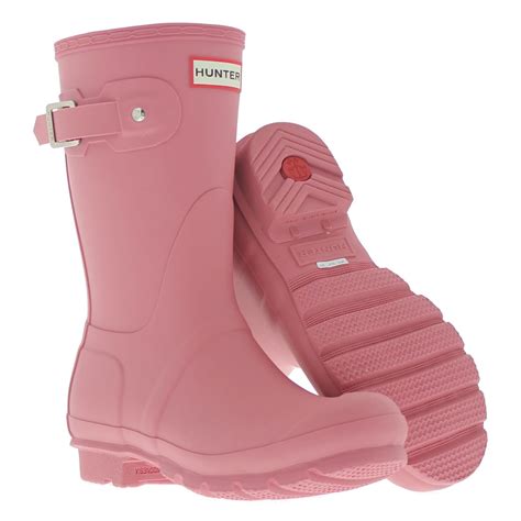 Hunter Original Short Rubber Womens Wellington Rain Boots Ebay