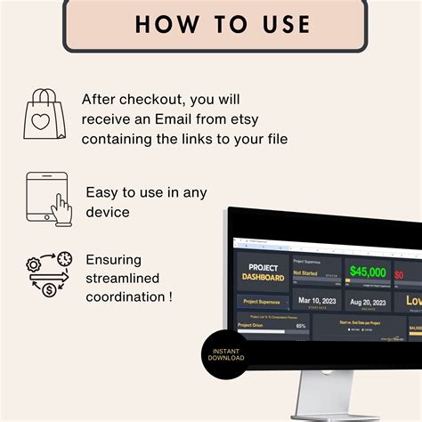 Excel Project Dashboard Template Strategic Decision Making Task Tracker Spreadsheet Excel