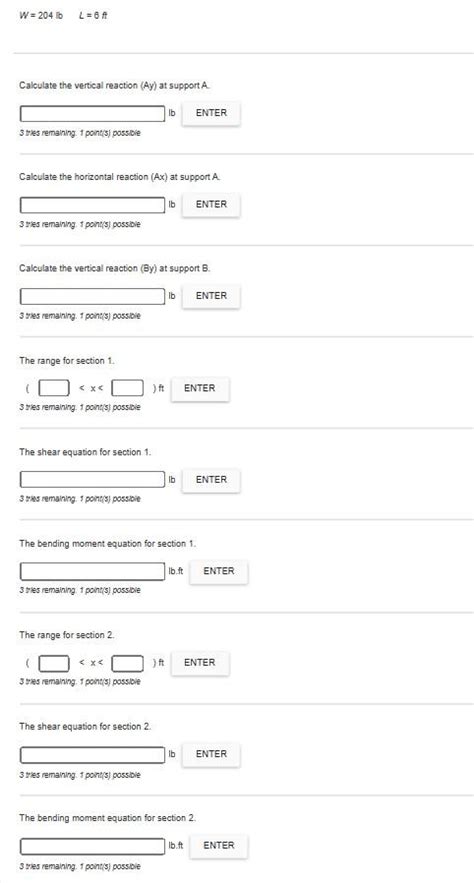 Solved Q Weight For The Beam Shown Draw The Chegg