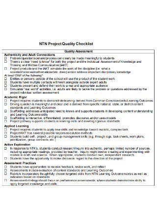 50 SAMPLE Quality Checklists In PDF MS Word