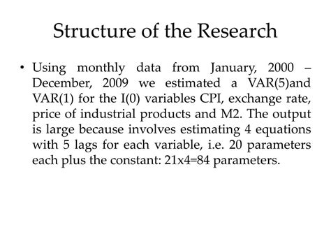 Ppt Alternative Inflation Rate And Model Development Project