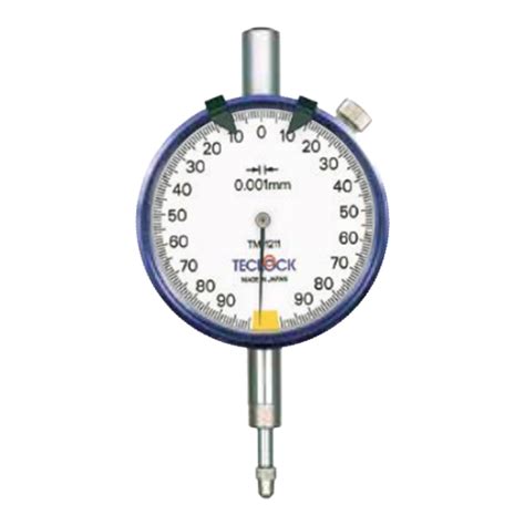Teclock One Revolution Dial Indicator Mm TM Full Range Type MSP Metrology