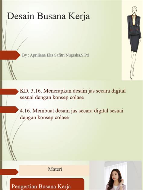 Desain Busana Kerja Wanita Modern Pdf Seni