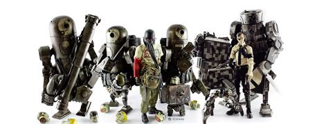 World War Robot Wwr And Wwrp Action Figures And Toys By Ashley Wood