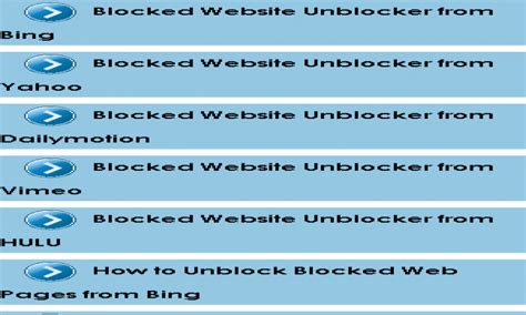Blocked Website Unblocker Uk Appstore For Android