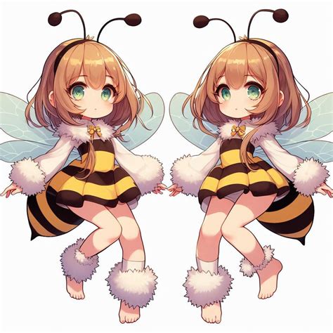 Cute Bee Girls By Phuramaiart On Deviantart