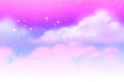 Premium Vector Rainbow Pastel Blurred Sky Background
