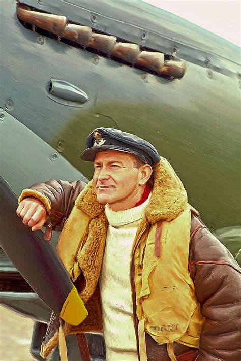 Spitfire Pilot Digital Art By Ian Merton Fine Art America