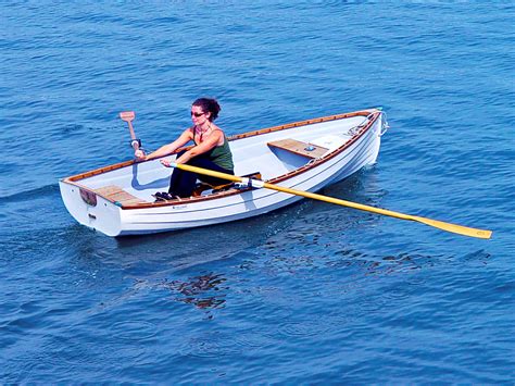 Westcoast Single Slide Seat Sculling Rowboat Whitehall Rowing Sail