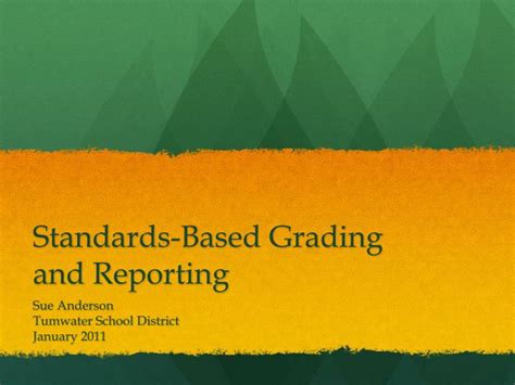 Ppt Standards Based Grading And Reporting Powerpoint Presentation Free Download Id 6772009