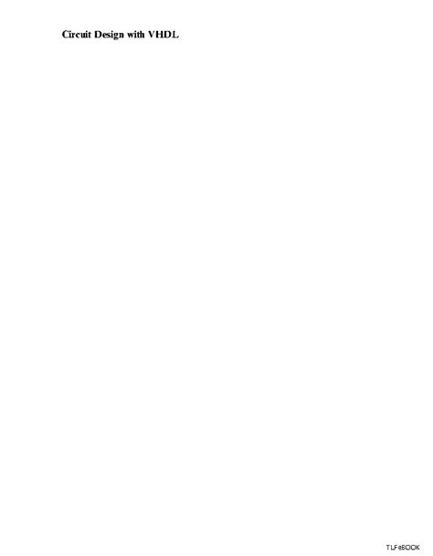 Circuit Design With Vhdl Vapedroni 2004 Service Manual Download