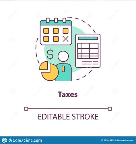 Payroll Deductions Types Circle Infographic Template Vector