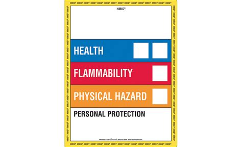 Hmis Labels By Labelmaster 2015 06 01 Ishn