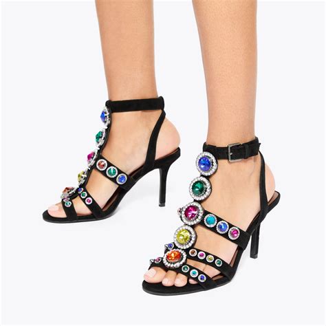 Octavia High Gladiator Black Suede Heel By Kurt Geiger London