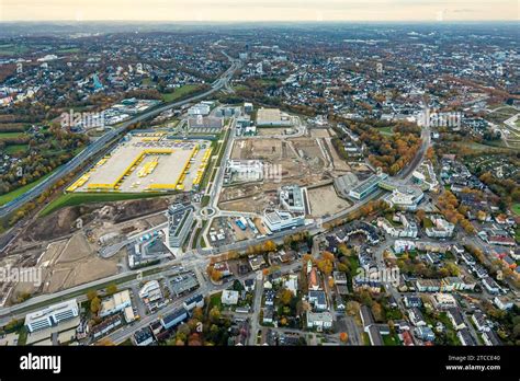 Aerial View Large Construction Site Mark 51 7 O Werk Campus And New