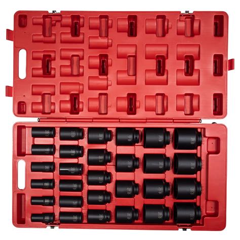 Sunex Tools 4695 34 Inch Drive Sae Deep Master Socket Set 29 Piece