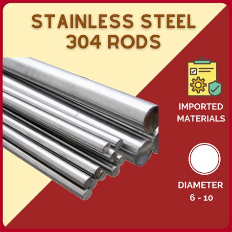 304 Rod Stainless Steel Shaft Ss304 Stainless Steel Rod Sus304