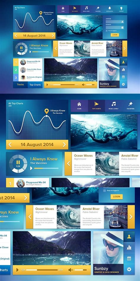 Ui Kit Ocean Blue Ui Kit Blue Ocean Ocean