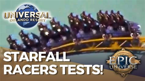 Starfall Racers Is Testing At Universal Epic Universe Youtube