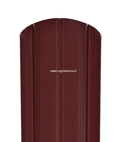 Sztachety metalowe z blachy SIGMA 8017 brąz połysk