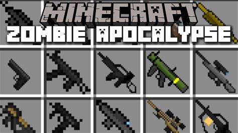Minecraft ZOMBIE APOCALYPSE MOD SURVIVE THE DREADED ZOMBIE INVASION Minecraft YouTube