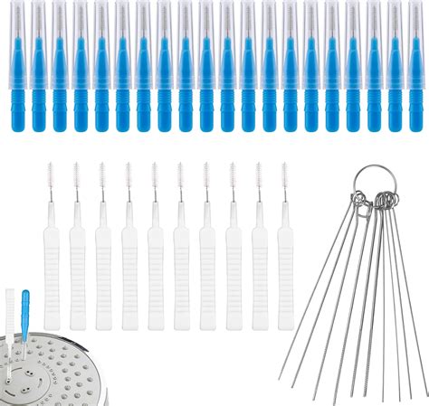 Gosknor 40pcs Shower Head Cleaning Tool Kit 2 Designs