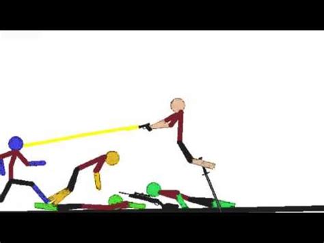 Awesome Stick Figure Gun Fight Youtube