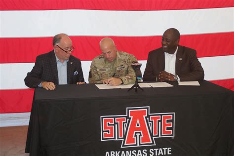 Asu System And Arkansas National Guard Announce New Partnership