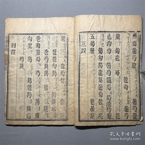 【图】清乾隆嘉庆间刻本：【存 古 堂 琴 谱 卷 四 至 卷 五】福州长乐 吴文焕撰，存线装一册，孔网孤本，历届拍卖从未出现，此为首次出现，品