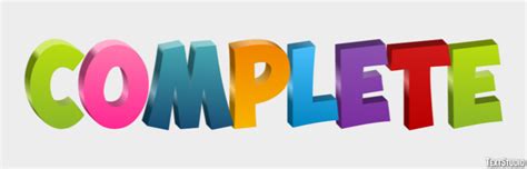 Complete Text Effect And Logo Design Word