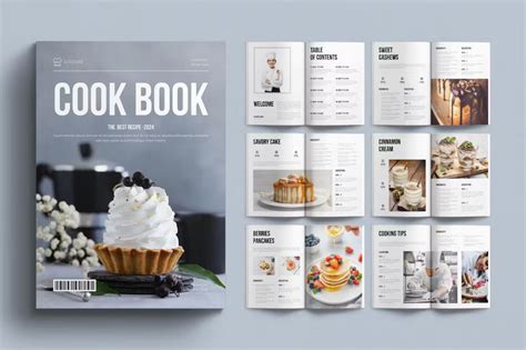 Cook Book Template Print Templates Ft Cook And Template Envato Elements